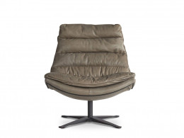Fauteuil Hidde | Draaifauteuil leer | Label | De Ruijtermeubel