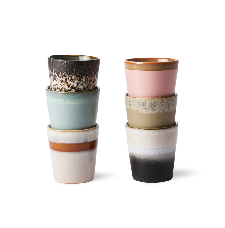 Koffiemokken Oberon | set van 6 | accessoires | De Ruijtermeubel