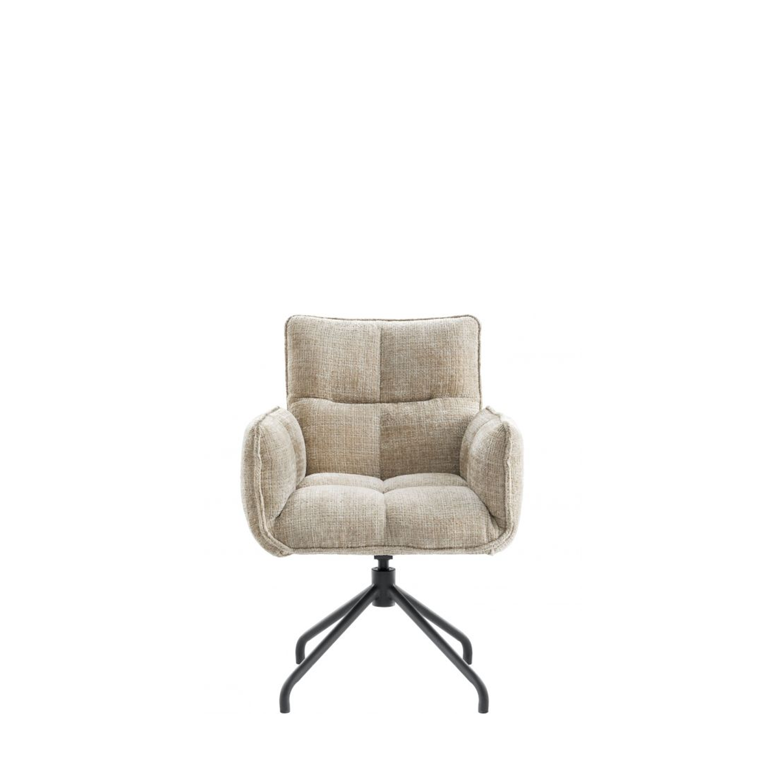 Eetkamerstoel Novira beige | Armstoelen | De Ruijtermeubel